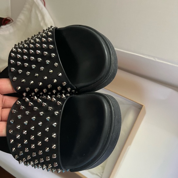 Christian Louboutin | Shoes | Christian Louboutinmens Pool Fun Spiked ...